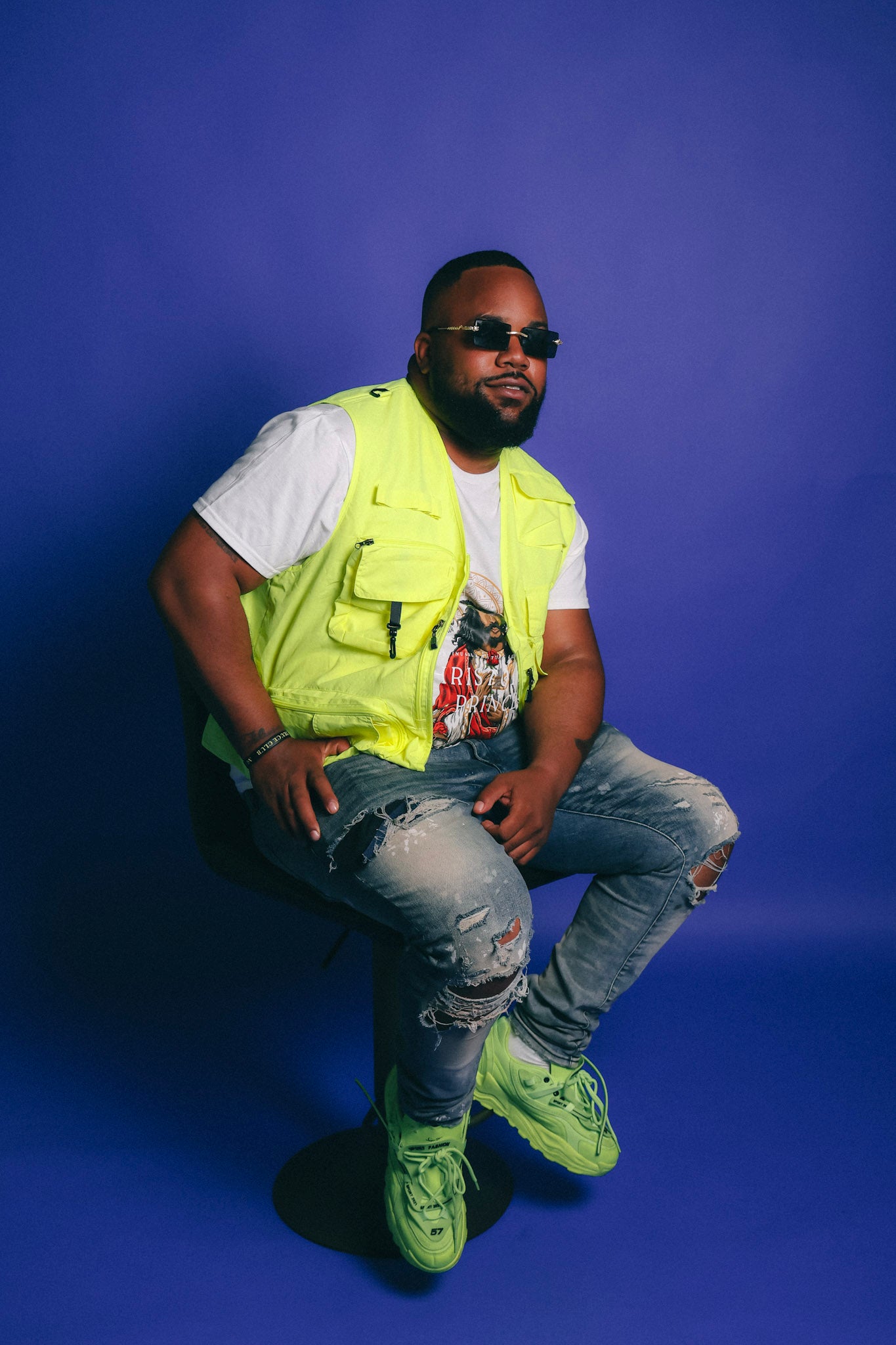 The Creator Vest (NEON GREEN) – Christopher Prince Est 21